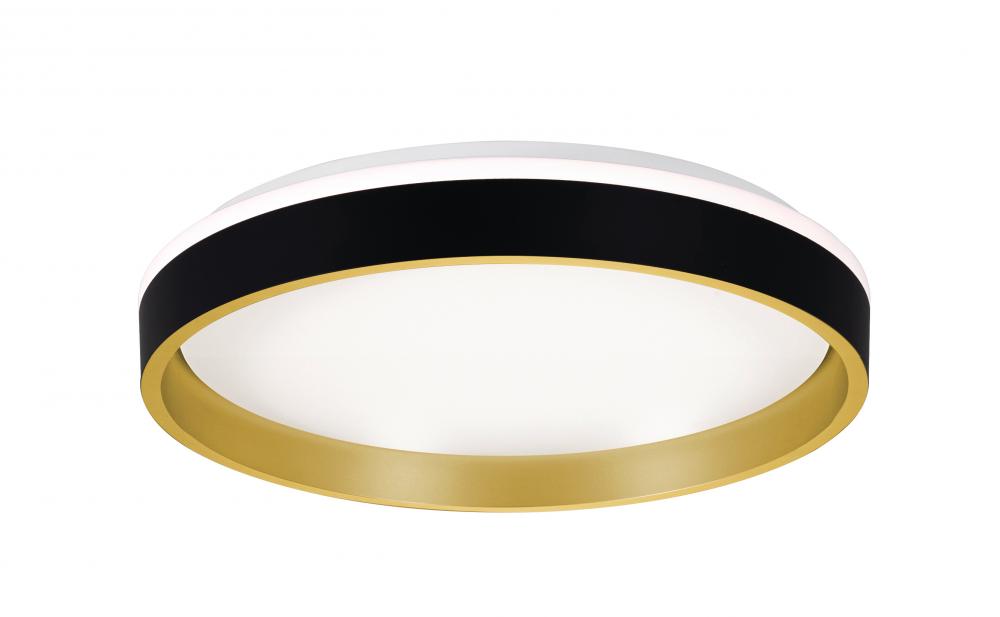 Rana 16'' Flush Mount LED 5CCT 120V BK : 301JK61 : Black | Valley Lights